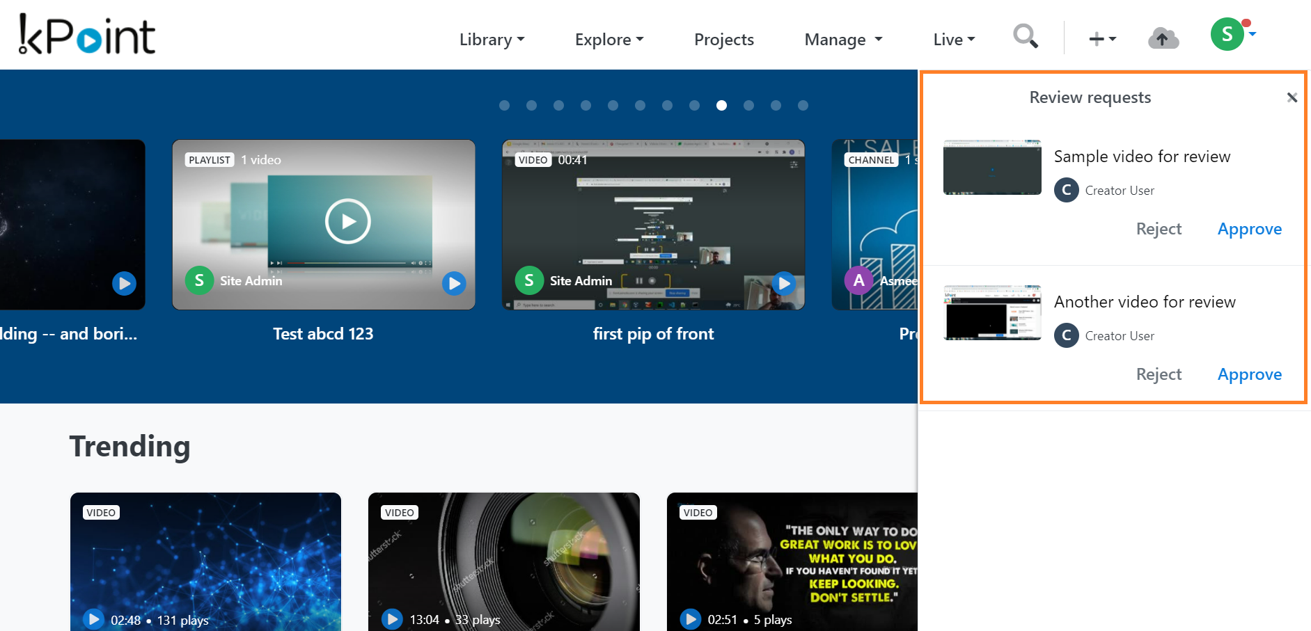 How to review a video?